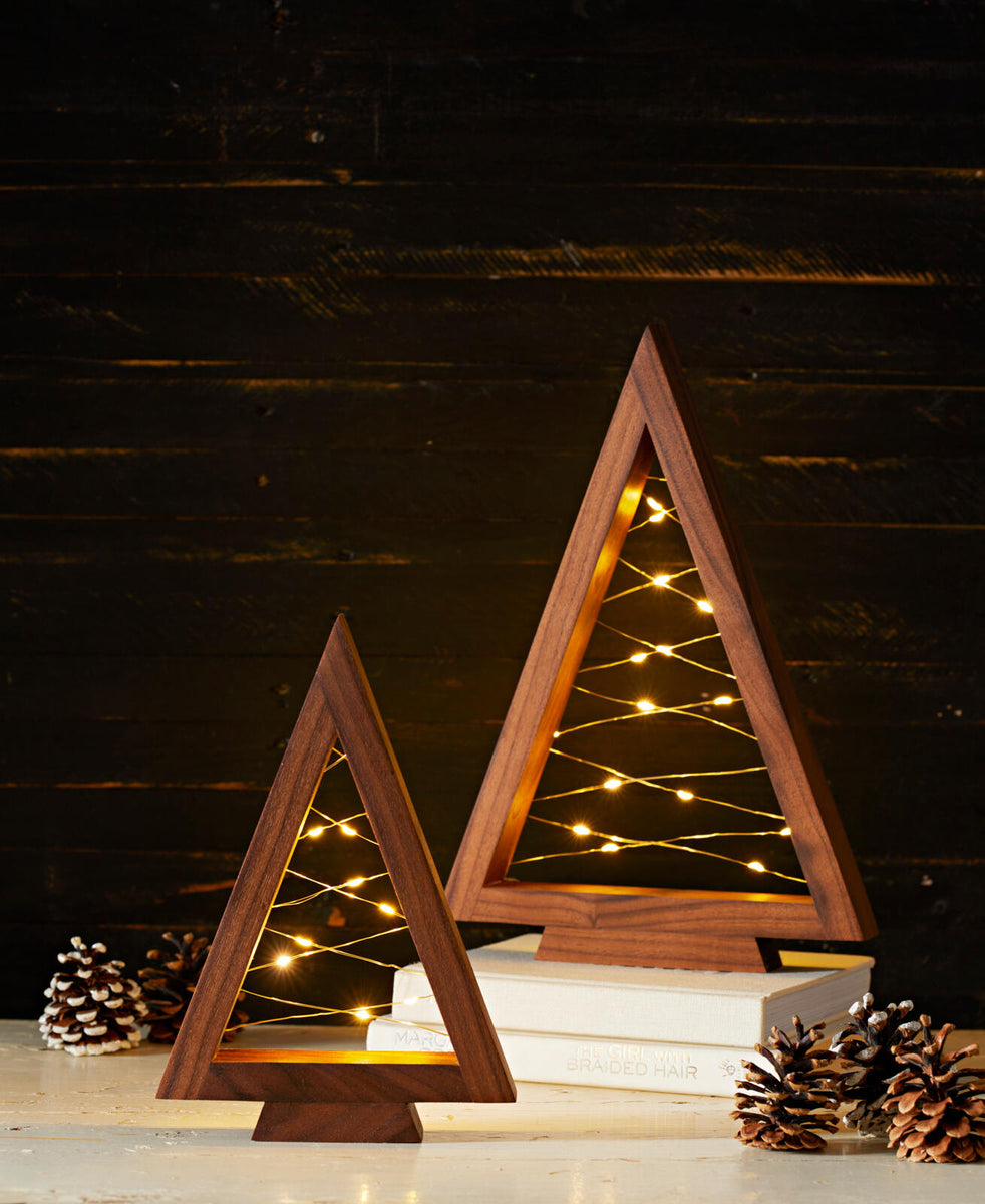 Handmade Rustic Christmas Trees – Diamond Woodworking & Design